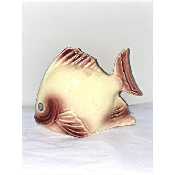 Vintage | Accents | Vintage Ceramic Fish Planter Flower Vase Decorative ...